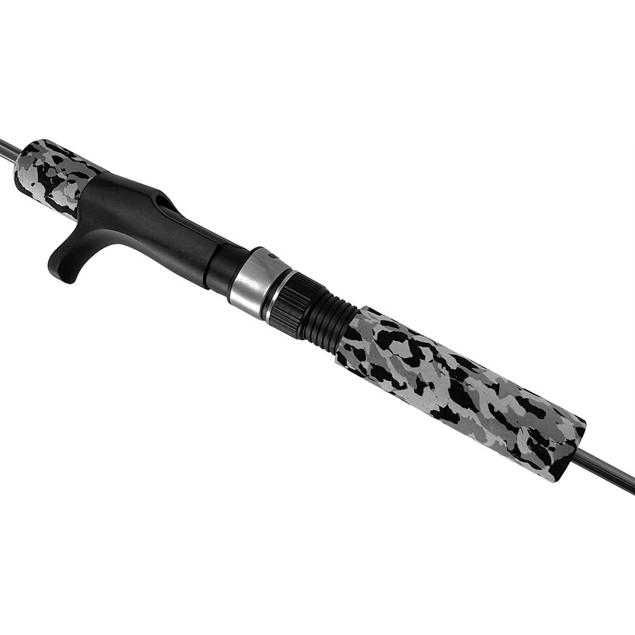 Graphite Reverse Angle Long Trigger Reel Seat Size 20 with Cushion Hood ...