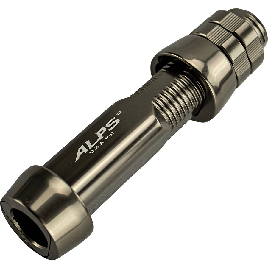 Triangular Alum Machined R / S-Real -Dk Titan Smoke